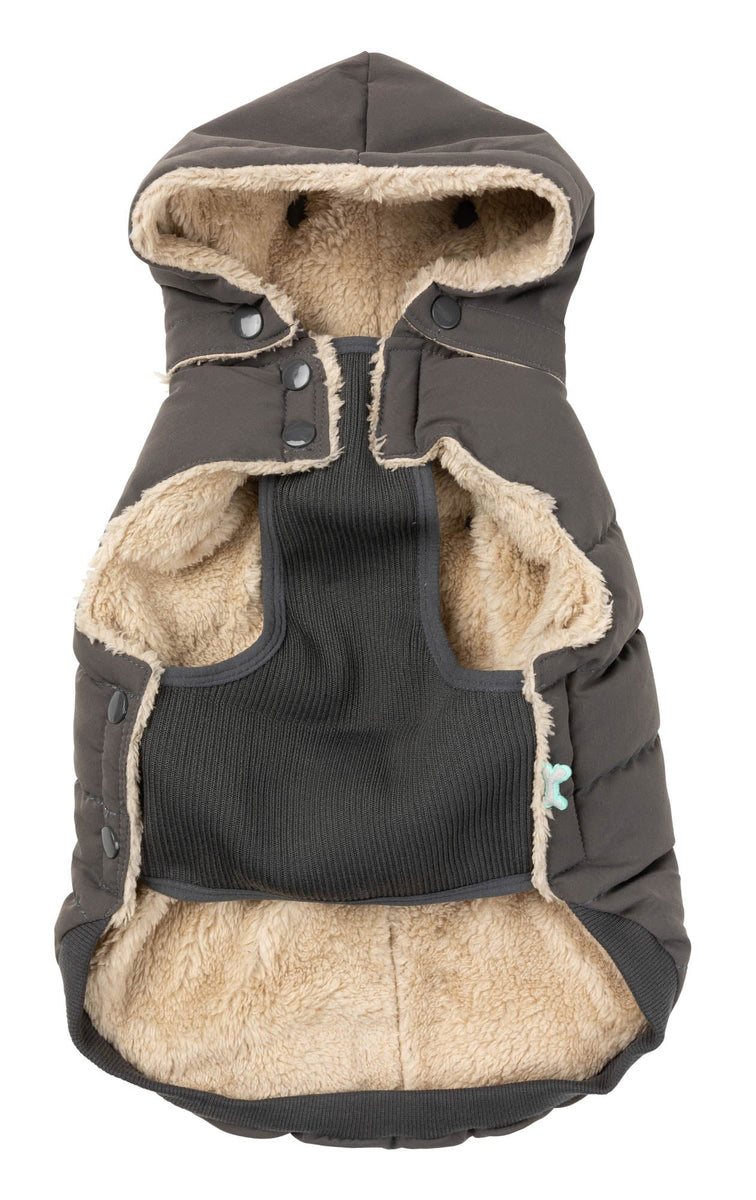 Essential Puffer Jacket - Charcoal – In Vogue Pets